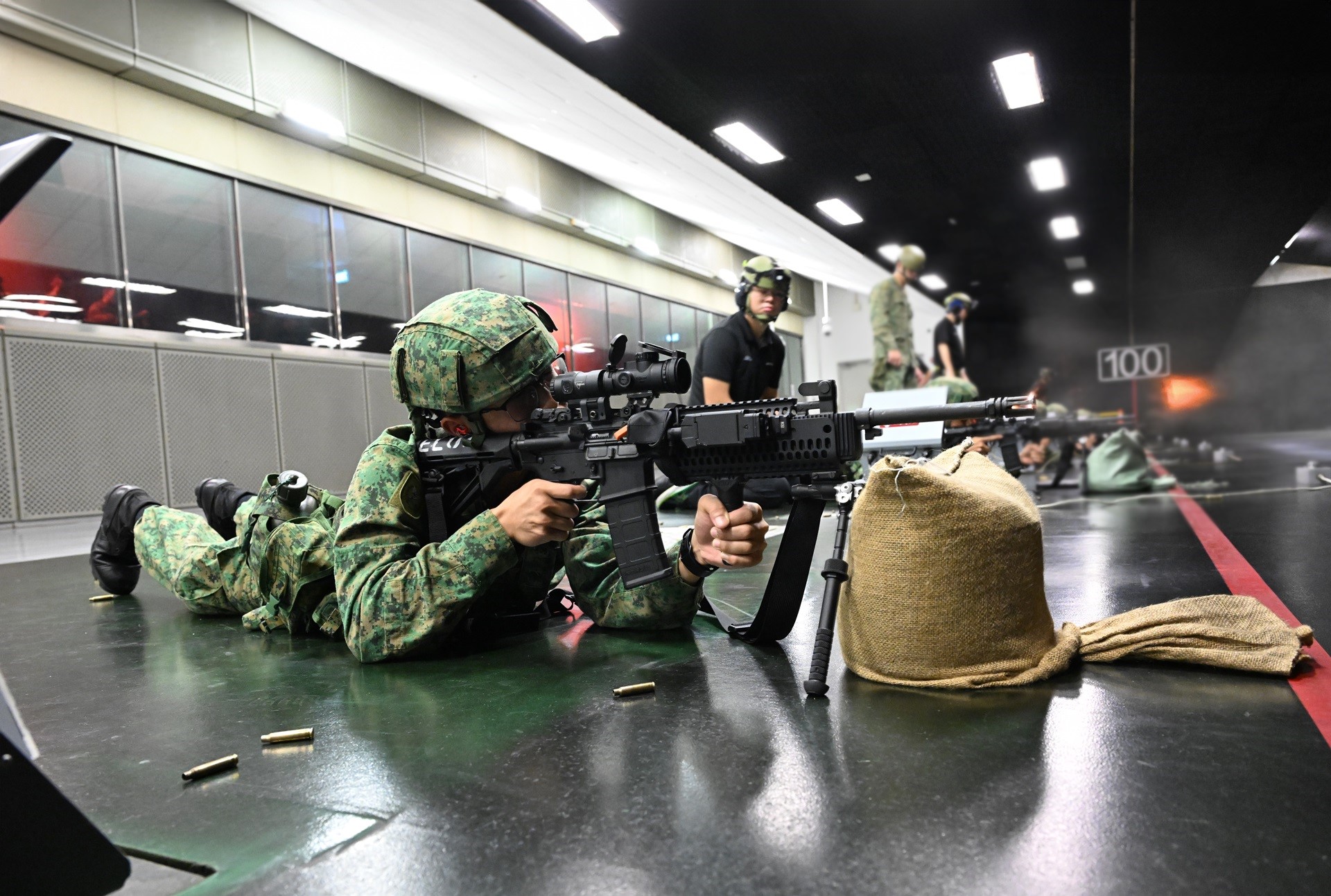 SAF equips active combat & combat support units with new light machine gun