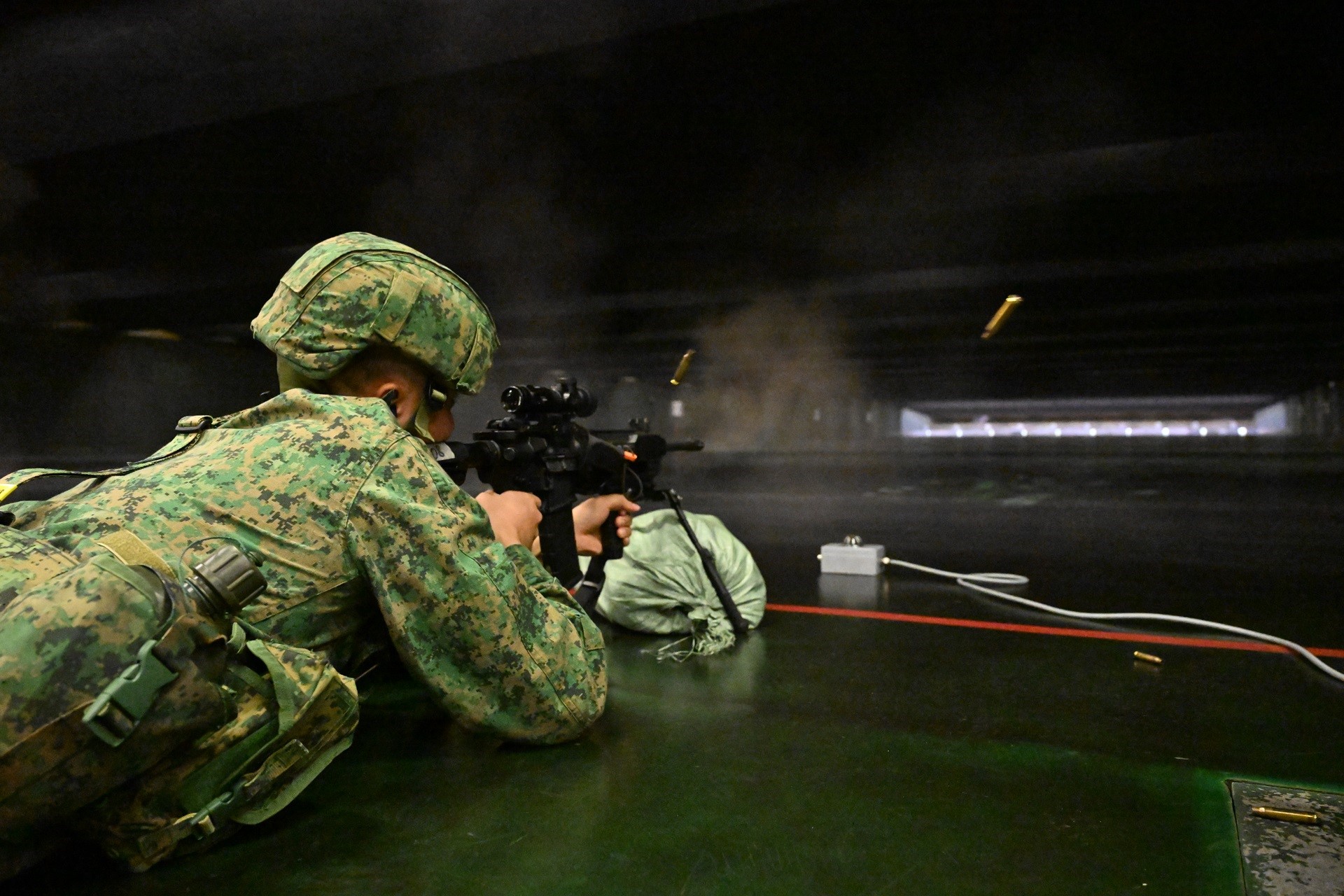 SAF equips active combat & combat support units with new light machine gun
