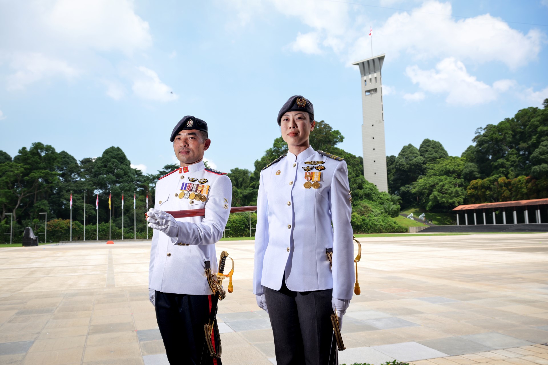 Leaders of this year’s SAF Day Parade