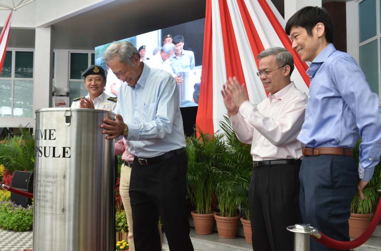 MINDEF, SAF LAUNCH TIME CAPSULE TO MARK SG50 & SAF50