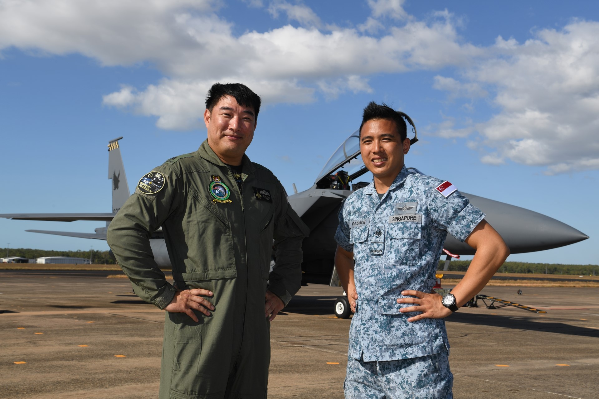 NATIONAL SERVICEMEN KEEP RSAF FLYING AT EX PITCH BLACK